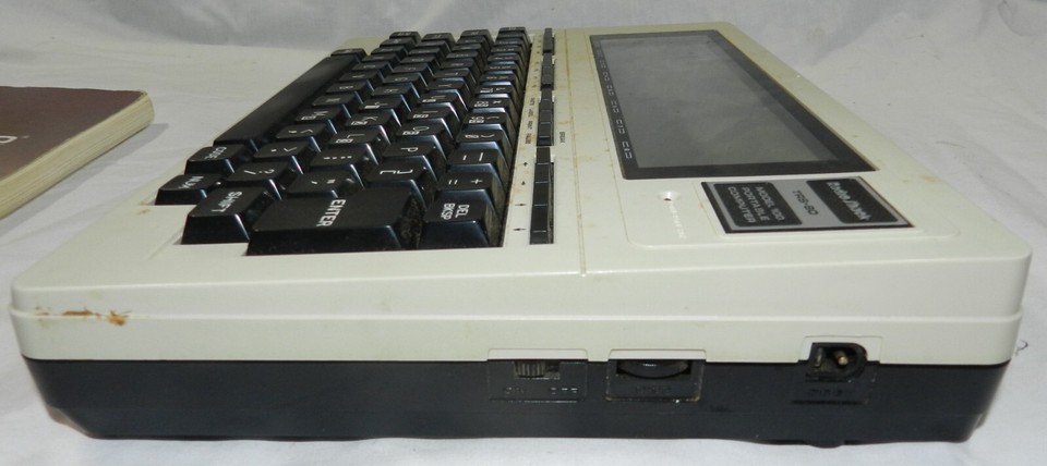 Vintage Radio Shack TRS-80 Model 100 Portable Computer with soft case ...