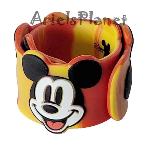 Disney Parks Red & Yellow Faces of Mickey Mouse Slap Bracelet | eBay