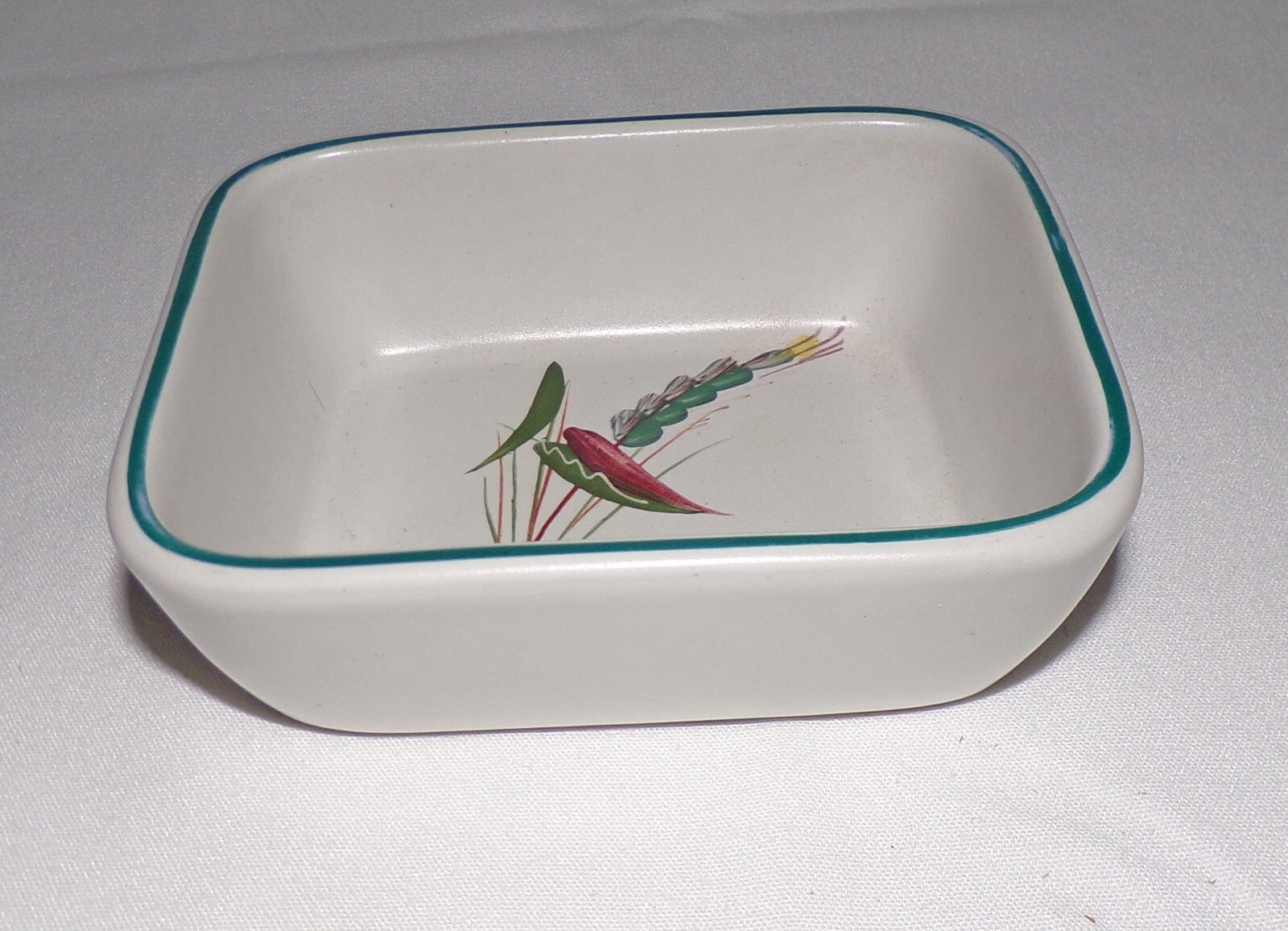 Denby Pottery Vintage Greenwheat Pattern Small Pie Dish made in ...