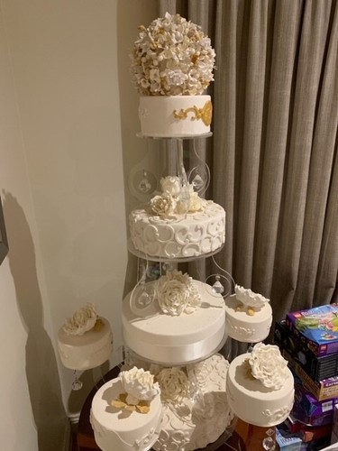 Cake structure & perspex cake stands | eBay