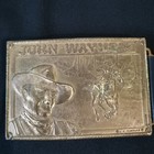 Rare John Wayne Patented Limited Edition Brass Belt Buckle No 1904 | eBay