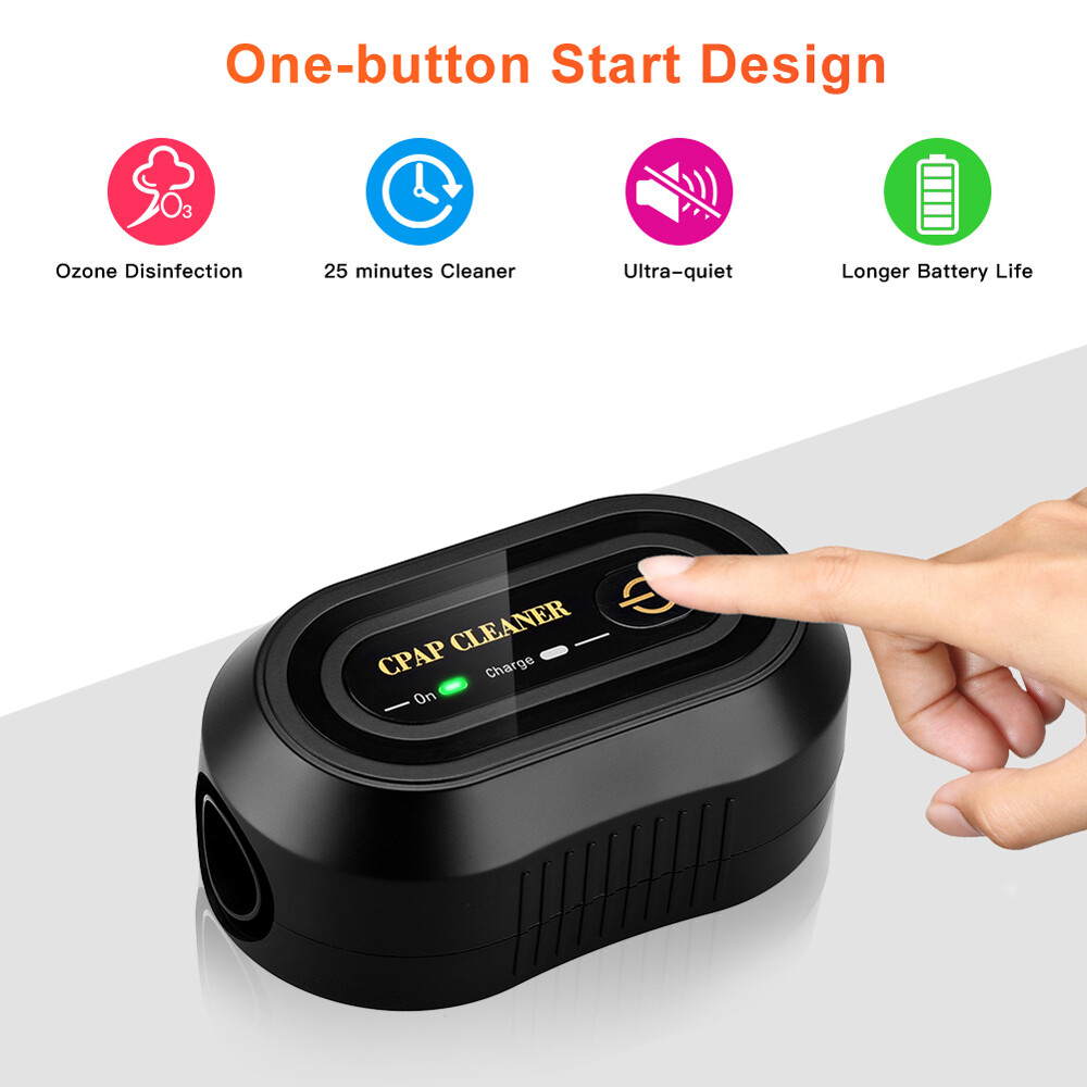 Portable Rechargeable CPAP Cleaner Sanitizer Cleaning Machine Ozone ...