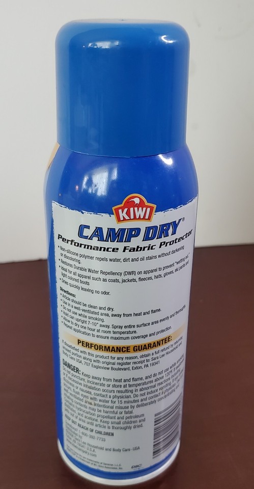 KIWI Camp Dry Fabric and Water Protector Spray -10.5oz. | eBay