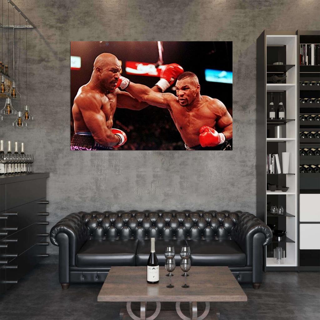 62224 Mike Tyson Evander Hollyfield Wall Decor Print Poster | eBay