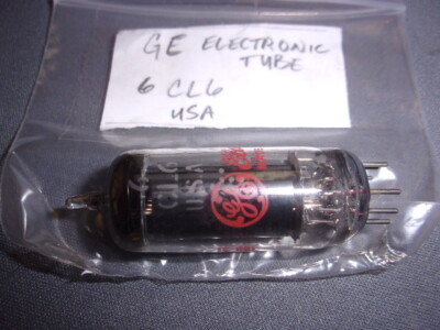 VINTAGE GE 6CL6 TUBE | eBay
