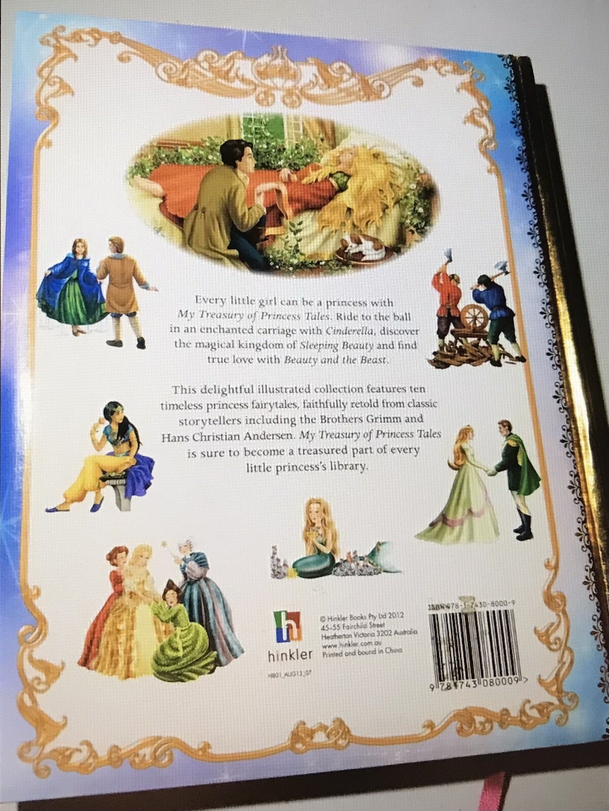 My Treasury of Princess Tales by Hinkler Books (2012, Hardcover) Like ...