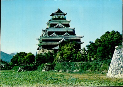 MIN0741 japan far east asia hiroshima jo castle pagoda traditional ...