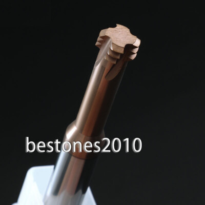 Solid Carbide Thread Mill m1.2*0.25 HRC68 Carbide Thread Mill M1.2*0.25 ...