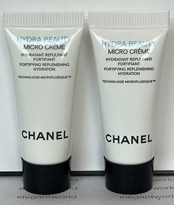2 x CHANEL Hydra Beauty MICRO CREME Travel Size 5ml/0.17oz each NEW ...