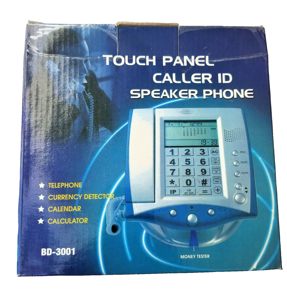 Maxim Collection Touch Panel Caller ID Speaker Phone | LCD Landline ...