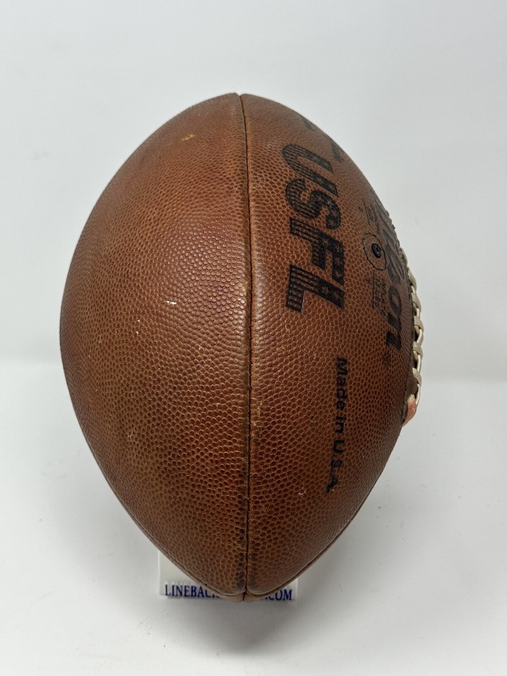 1983 USFL Denver Gold Game Used Official Football - RARE!! | eBay