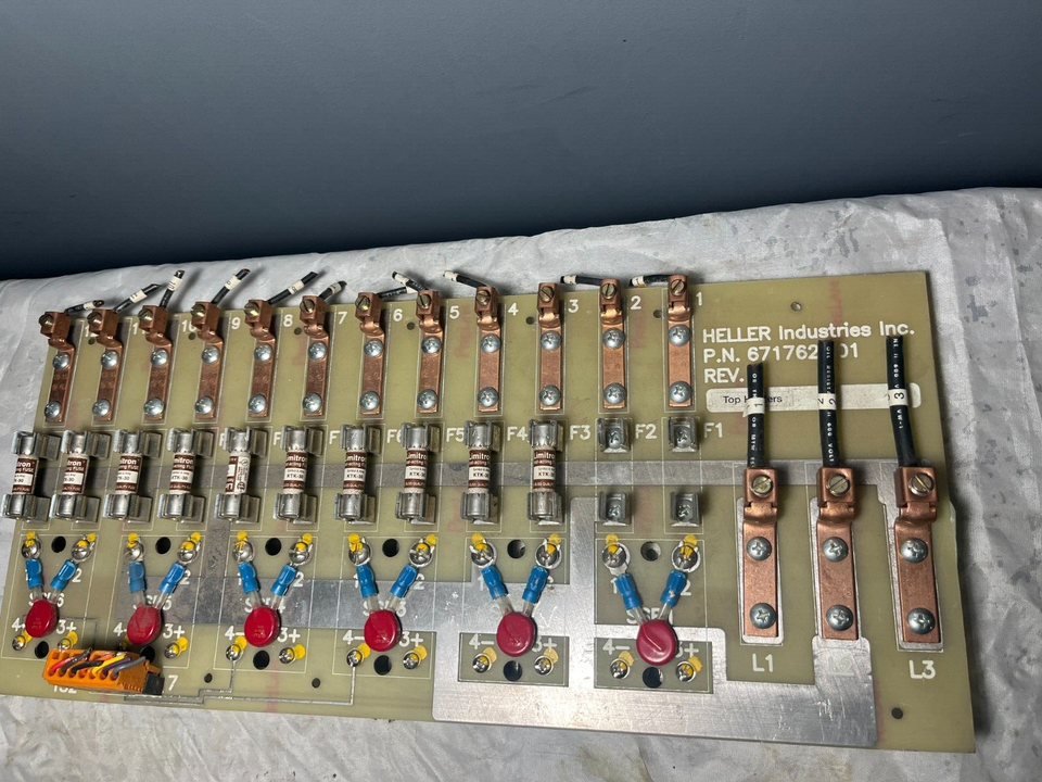 HELLER INDUSTRIES 671762-01 OVEN BOTTOM HEATER CONTROL BOARD REV. A | eBay