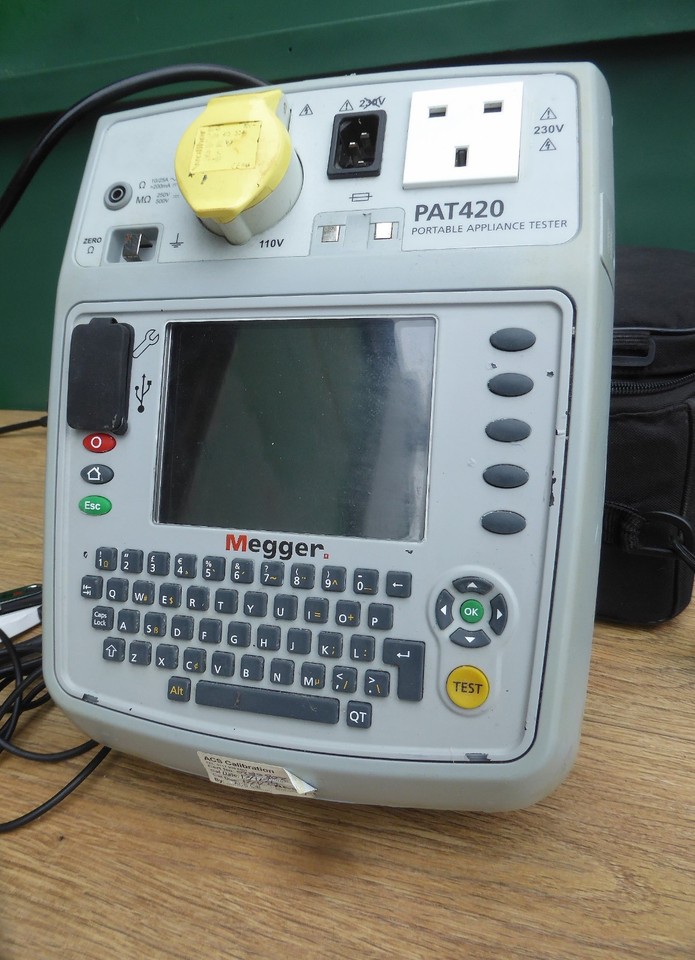 Megger PAT420 Portable Appliance Tester | eBay UK