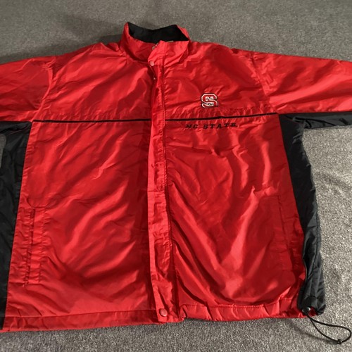NC State Wolfpack Jacket Mens XL NCAA Basketball Windbreaker Sportswear ...