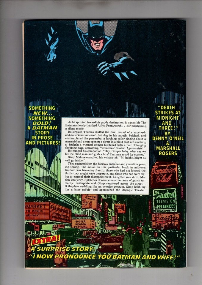 DC Special Series #15 • Batman Summer Spectacular 1978 • DC • We ...