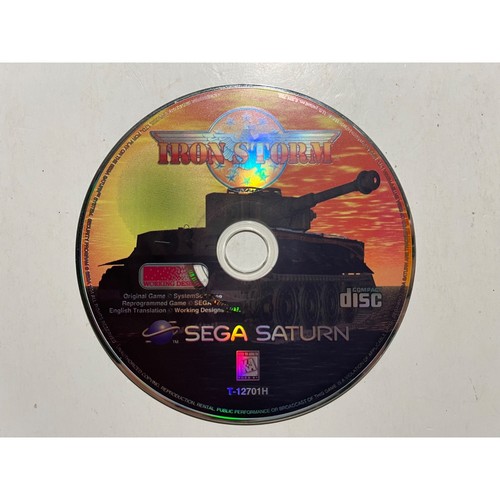 Iron Storm (Sega Saturn) DISC ONLY Tested Works🔥 | eBay
