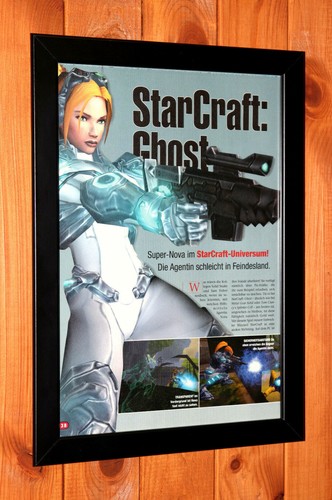 StarCraft Ghost Blizzard PS2 GameCube Xbox Vintage Small Poster Ad Page ...