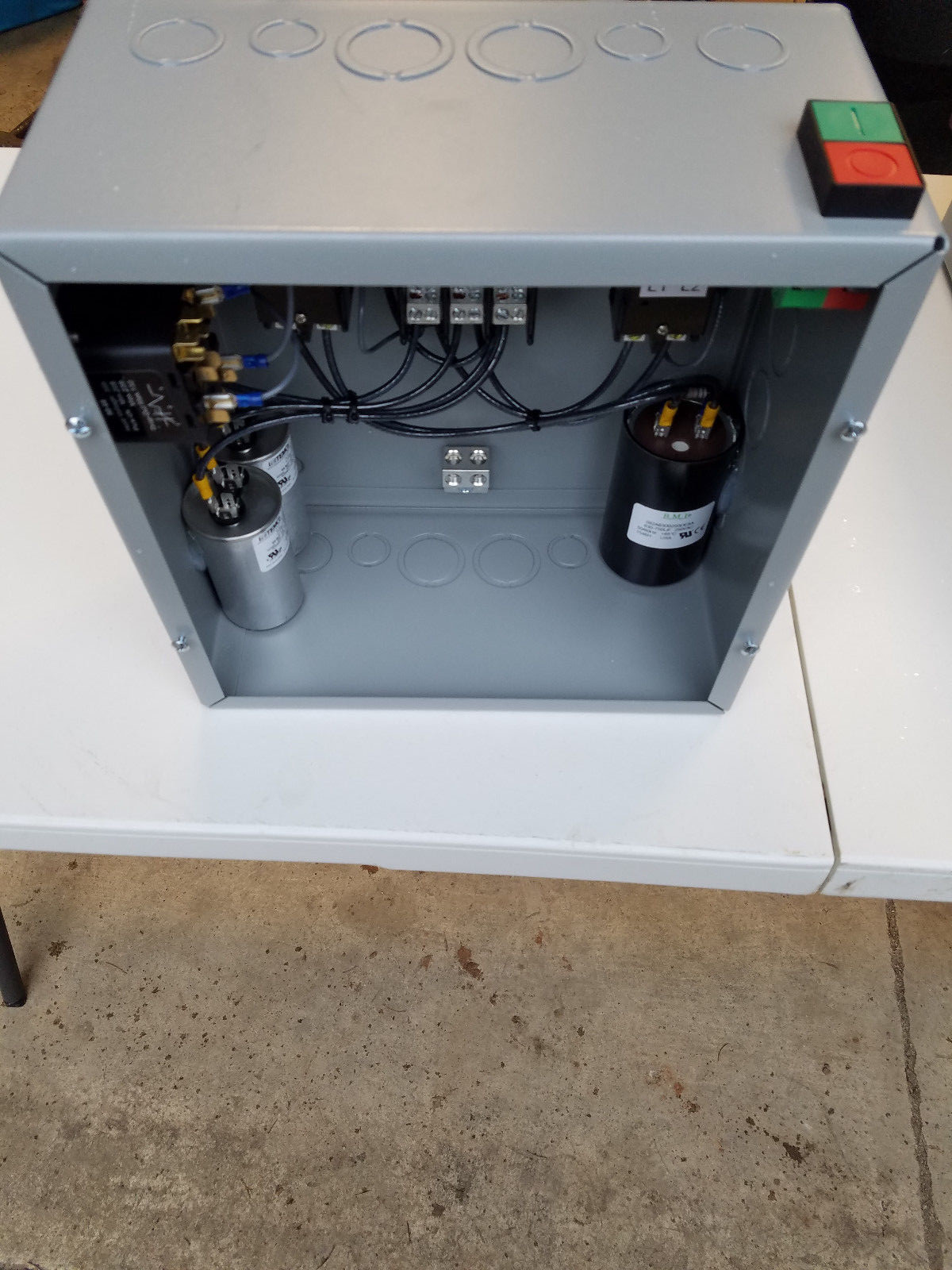 7.5hp Cnc Balanced 3 Phase Rotary Converter Panel 10 year warranty ...