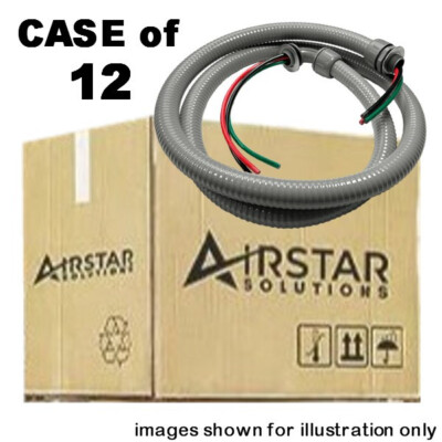 3/4" x 6' Non-Metallic Flexible Liquidtight A/C Electrical Whip - BOX ...