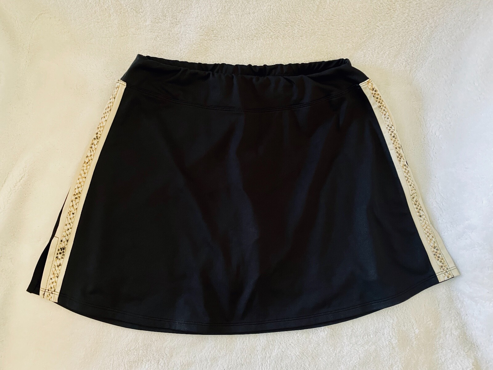 Tail Tech Black & Reptile Print Activewear Skort~Smal… - Gem