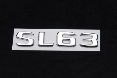 Trunk Lid Rear Emblem Badge Chrome Letters SL 63 fits Mercedes R230 ...