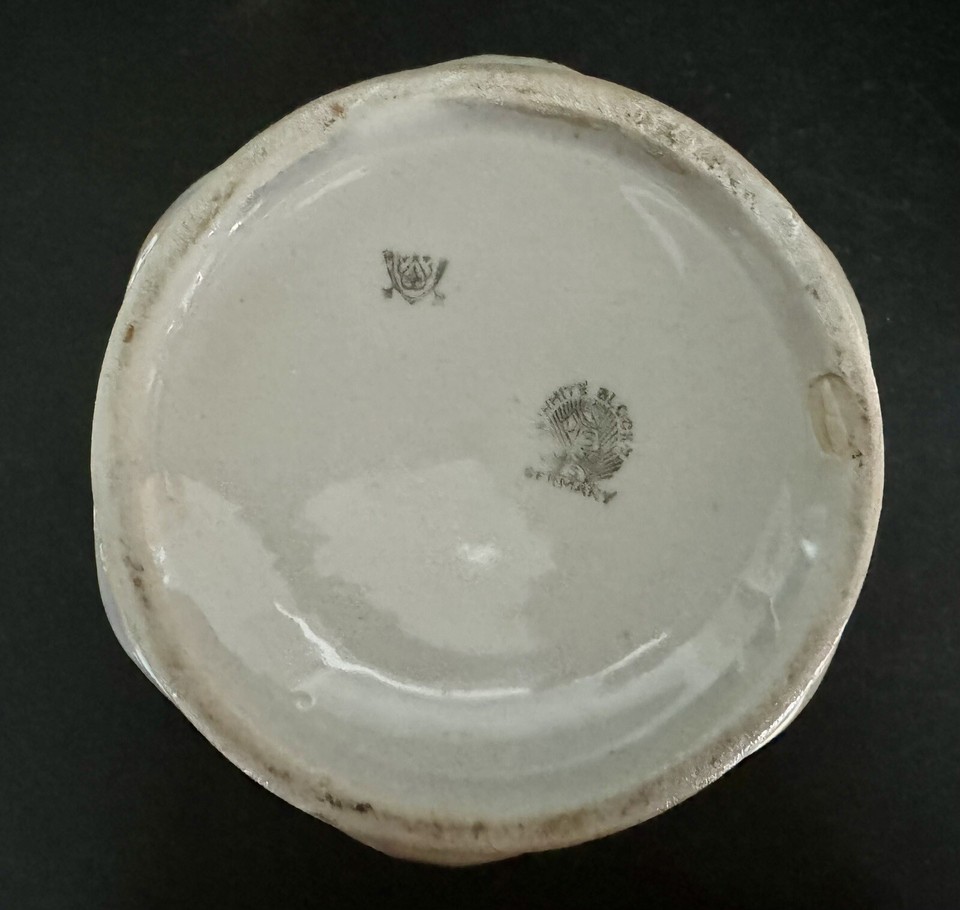 1920s White Block Germany, Porcelain Lusterware Rice & Oatmeal ~ 2 ...