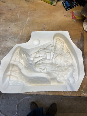 Tampa Bay Molds 183 B Scenic Winter Vally Scene Ceramic Slip Casting ...