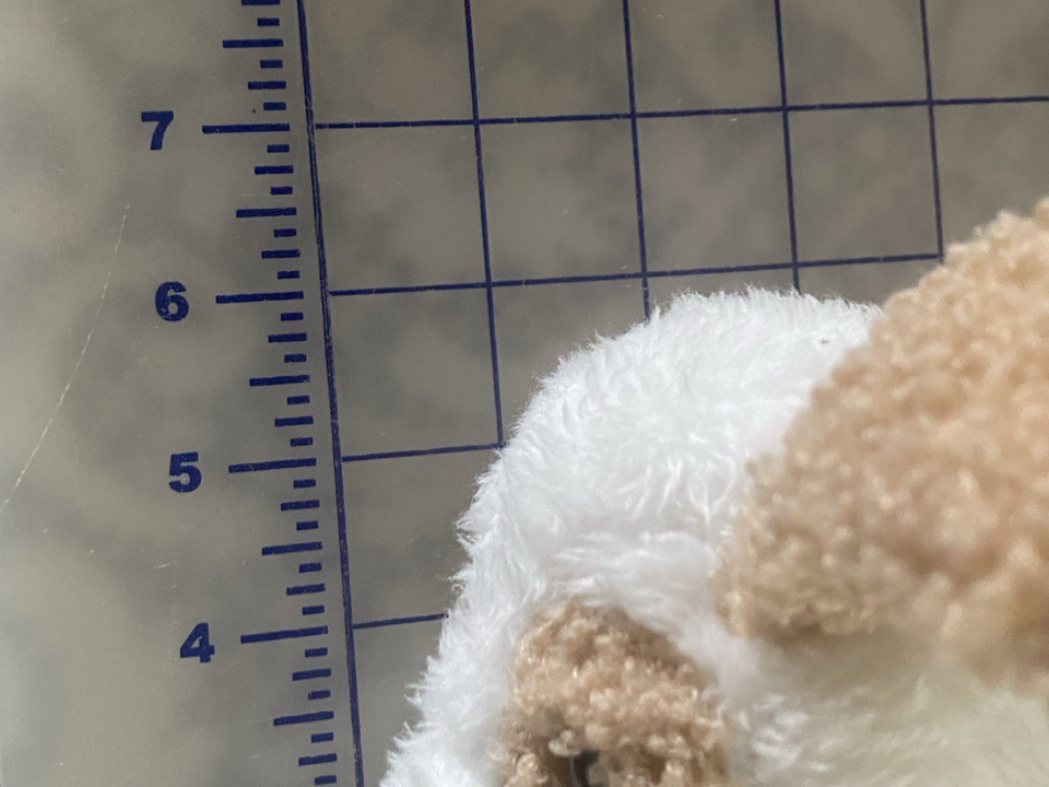 RARE Our Generation Tan ears, tail, & eye spots White Dog Plush Puppy ...
