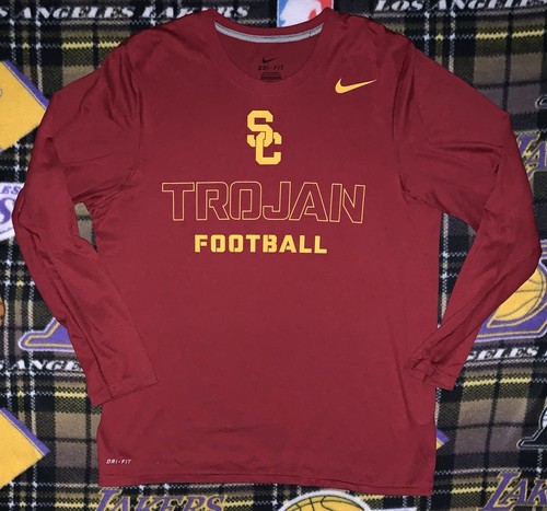 Rare Official Nike USC Football Shirt Sz L - Gem