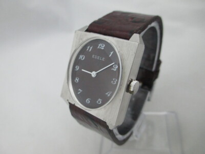 NOS NEW VINTAGE RARE MECHANICAL HAND-WINDING EDELE WOMEN'S ANALOG WATCH ...