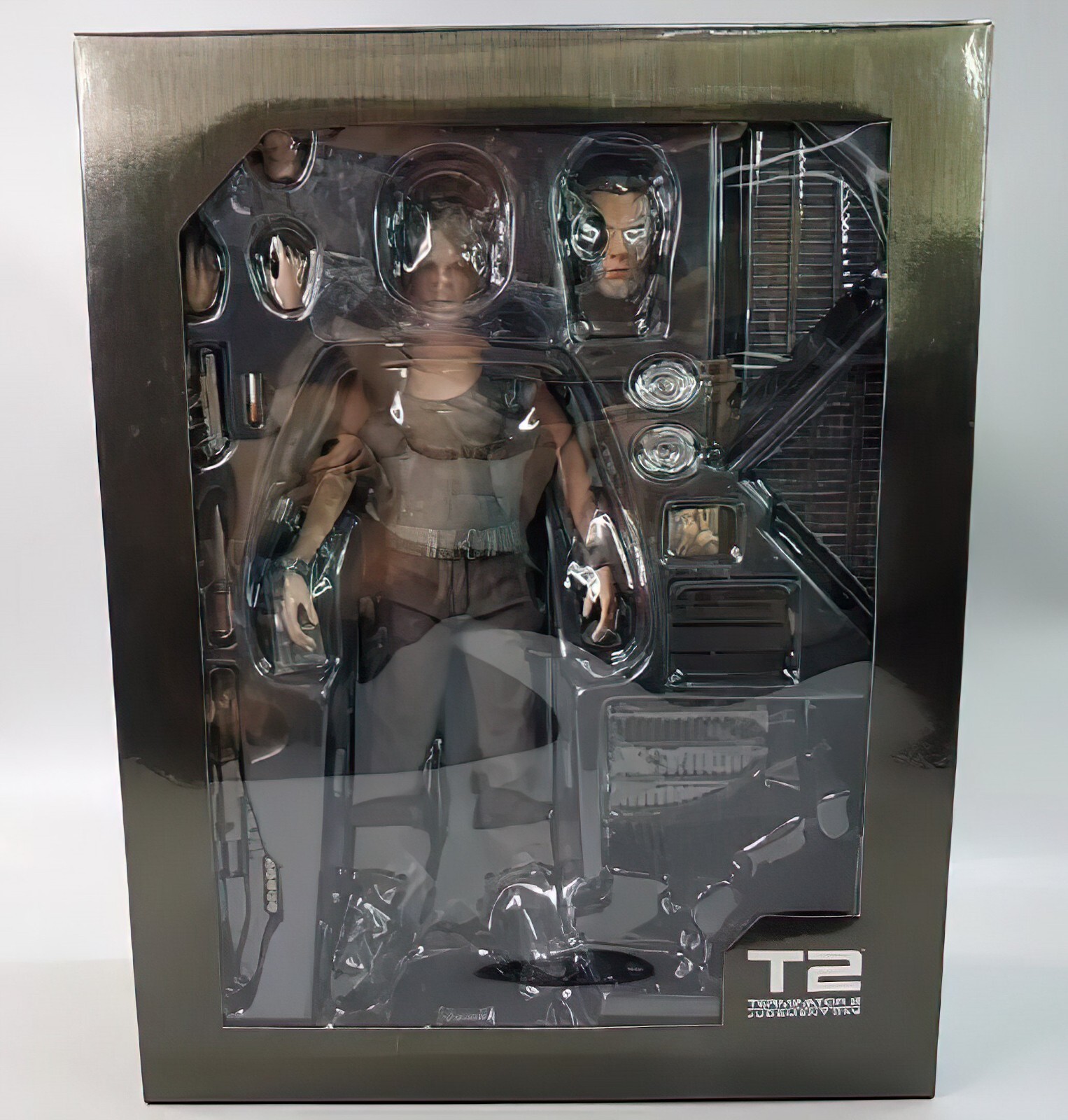 Hot Toys Terminator 2 T-1000 Sarah Connor Disguise 1/6 Action Figure ...