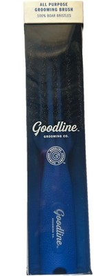 Goodline Grooming 100% Boar Bristles All Hair Types Brush Blue | eBay