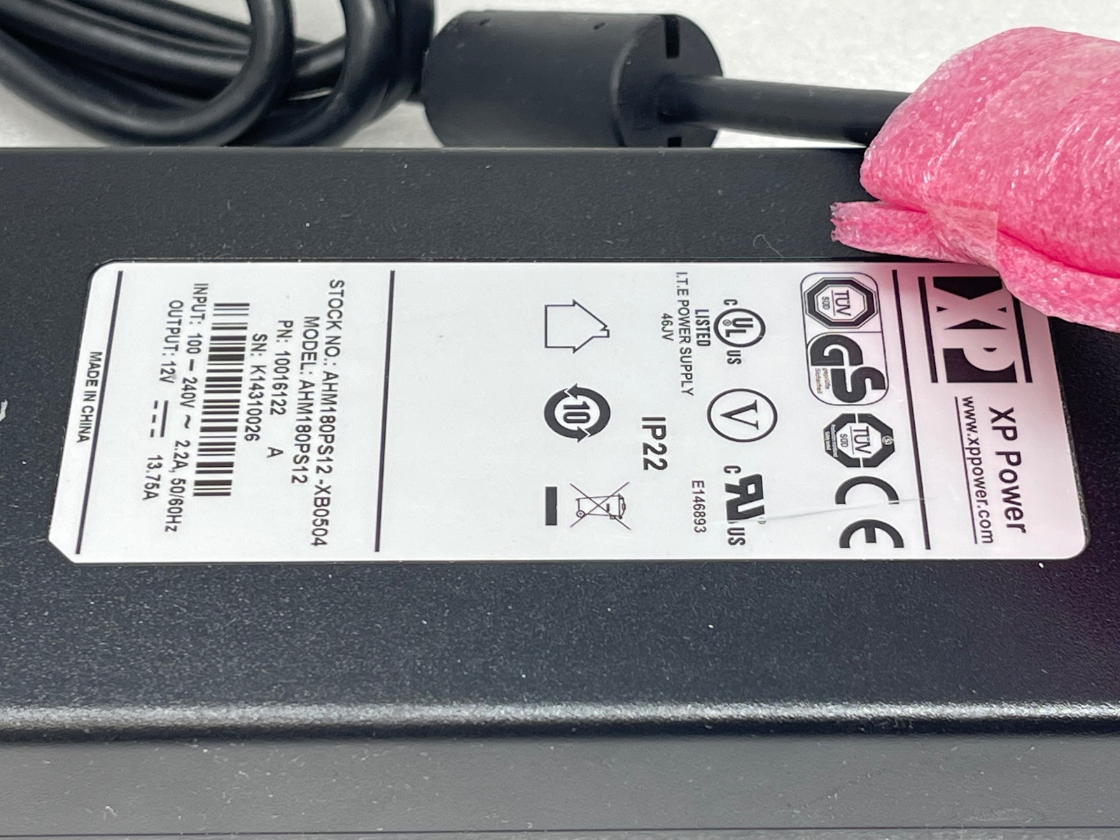 Xp Power Medical AC Adapter Power Supply 165W 12V 13.75A 4-Pin Round ...