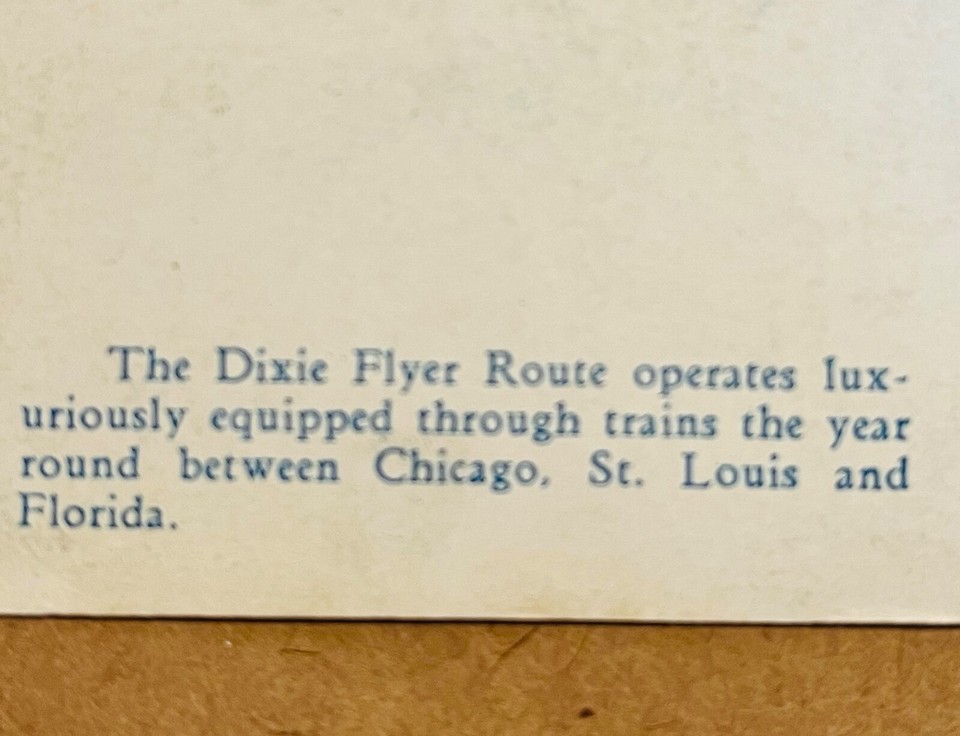 Sarasota Florida Dixie Flyer Train Advertisement Vintage Postcard c1920 ...