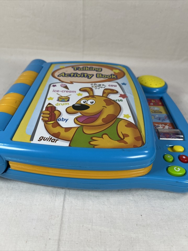 2009 Talking Activity Book 8 Pages of Letters Numbers Animals & More ...