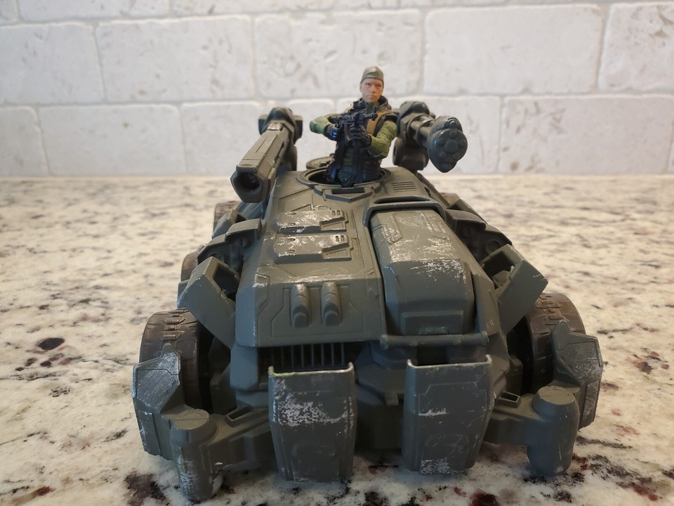 GI Joe Cobra 25th Goliath Tank w/Driver & Gunner Hiss Armadillo Mobat ...