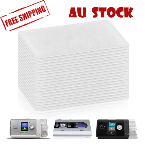 UP 40PCs ResMed AirSense CPAP Replacement Filters Disposable Universal ...