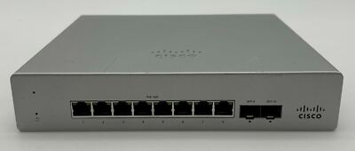 Cisco Meraki MS220-8P Cloud Managed MS220 8 Port Gigabit PoE Switch ...