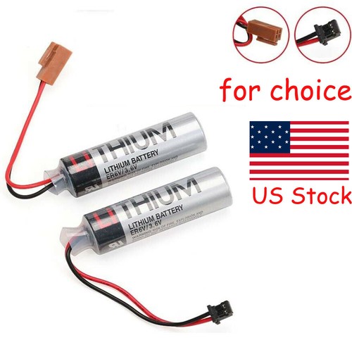 ER6V 3.6V ER6VC119B ER6VC119A 2400mAh PLC Battery With Plug for TOSHIBA ...