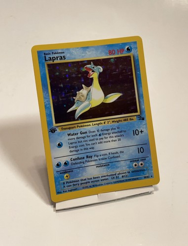 Lapras 1st Edition Holo Rare Pokemon Card TCG WOTC 1999 10/62 | eBay