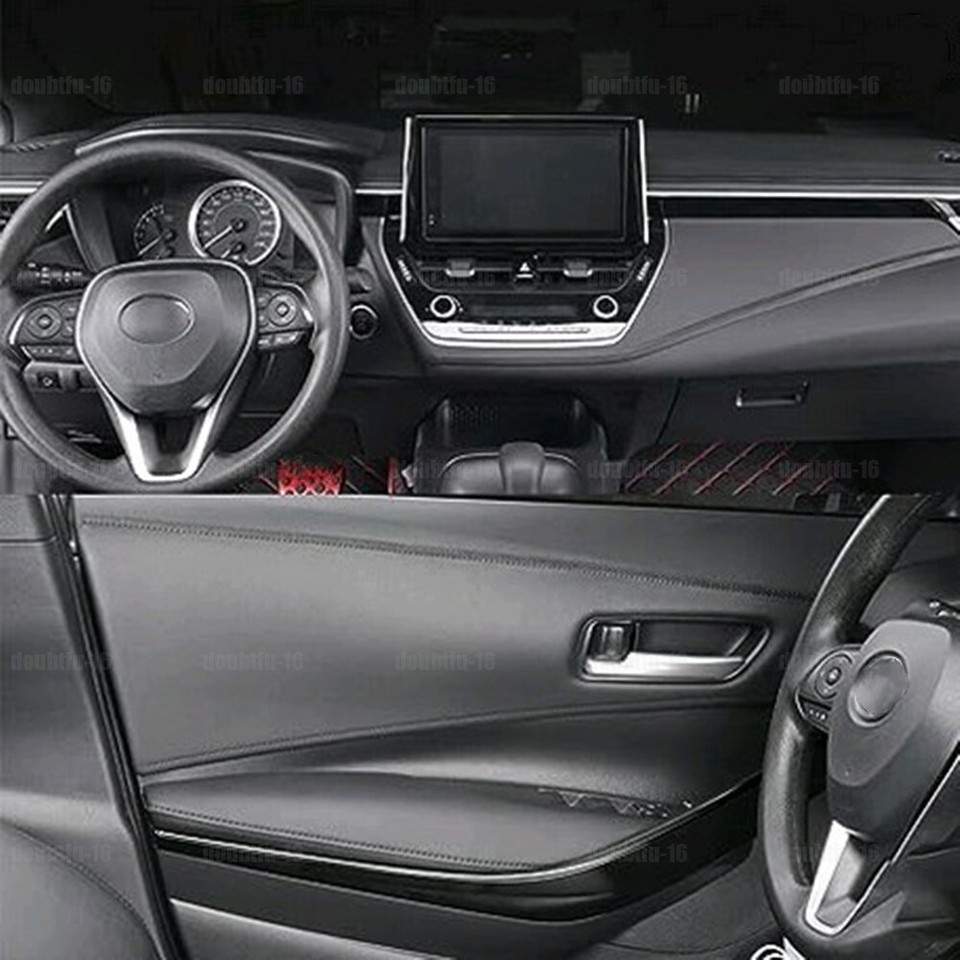 2M PU Leather Car Dashboard Decor Sticker Line Strip Moulding Trim ...