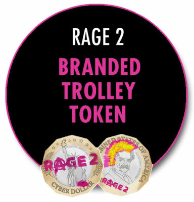RAGE 2 Official Trolley Token Promotional Merchandise Branded NEW ...