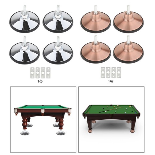 4x Billiard Pool Table Leg Levelers Furniture Durable for Pingpong ...
