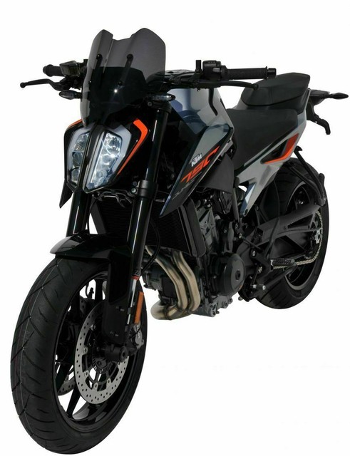 KTM Duke 790 18 - 20 Ermax 31cm Dark Smoke Sport Screen Windshield ...