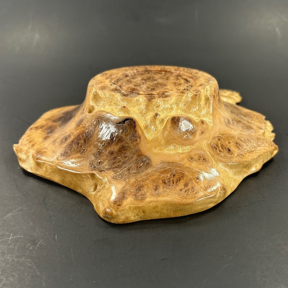 Carved Burl Wood Bowl by Bob's Woodart Karanda QLD Australia | eBay