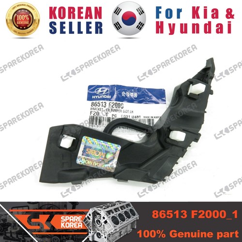 Genuine/OEM 86513F2000 BRACKET-FR BUMPER SIDE,LH for Hyundai LF Sonata ...