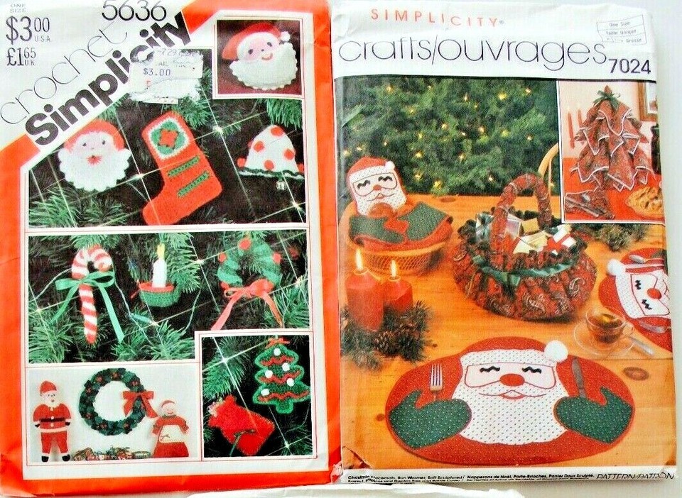 Vtg Christmas Craft Sewing Pattern ~ UC ~ U Pick! | eBay