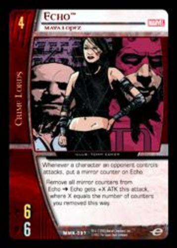 VS System: Echo, Maya Lopez - Foil [Played] Marvel Knights TCG CCG Classic Marve | eBay
