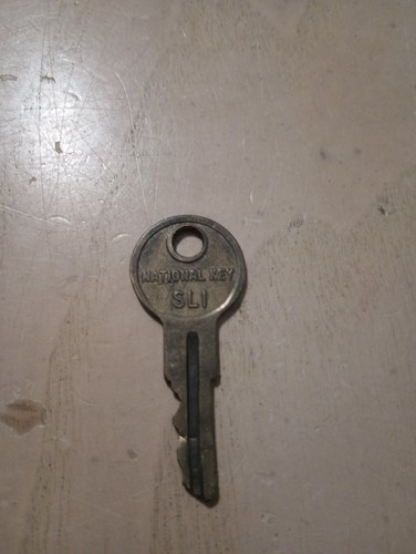 Vintage Key Cole National Marked "SL1" Appx 1-3/4” Lock Padlock Cabinet ...
