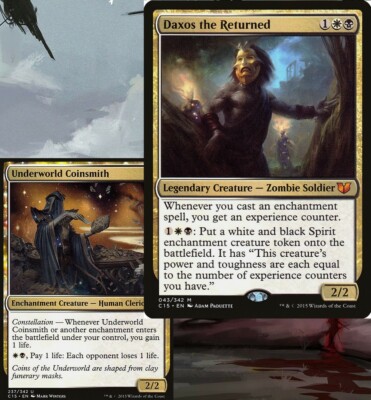 Daxos the Returned ENCHANTMENTS Orzhov Commander Deck MTG Magic EDH ...